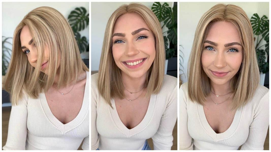 Blonde wig "JENNIFER ANISTON" | Hairalicious