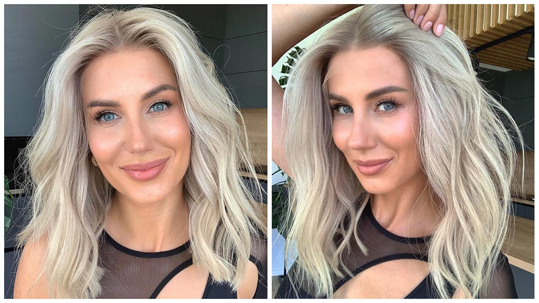 Blonde bob wig "MEGAN FOX" (long bob) | Hairalicious